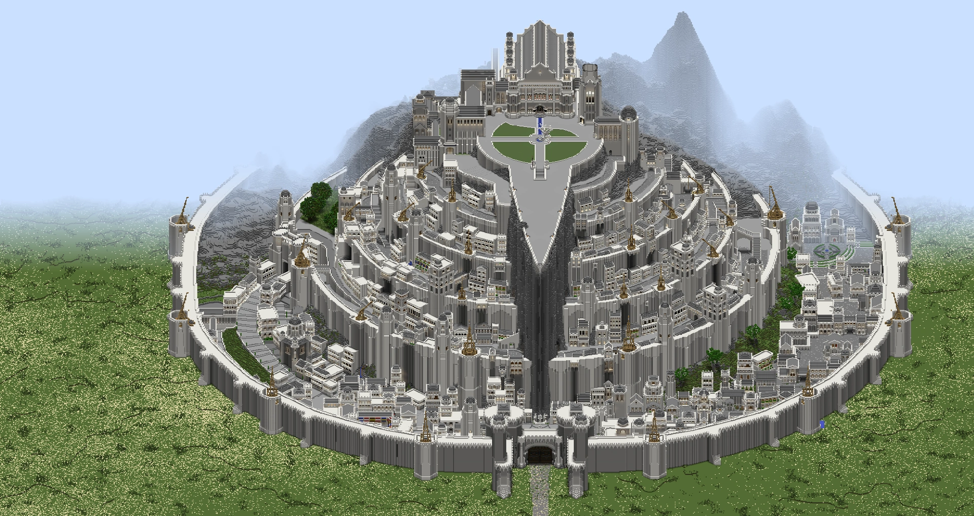 Minecraft lord of the rings - pianofod