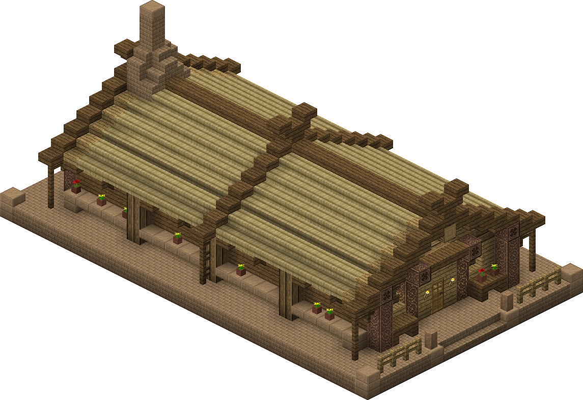 Rohan Mead Hall | The Lord of the Rings Minecraft Mod Wiki | Fandom