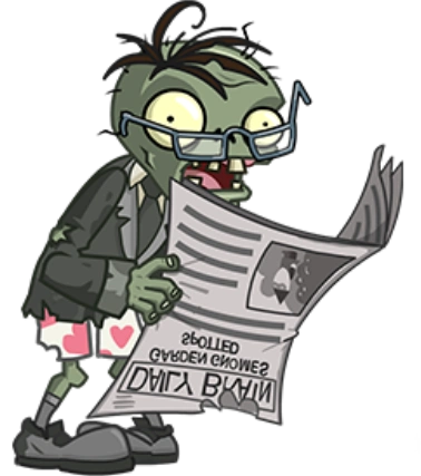 Image - Newspaper Zombie PVZ2 HD.png | Luigifan00001 Wikia | FANDOM ...