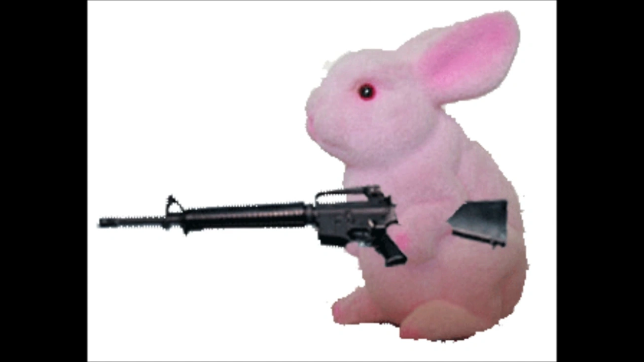 The Mutant Killer Rabbits of Caerbannog with Assaulting Guns ...
