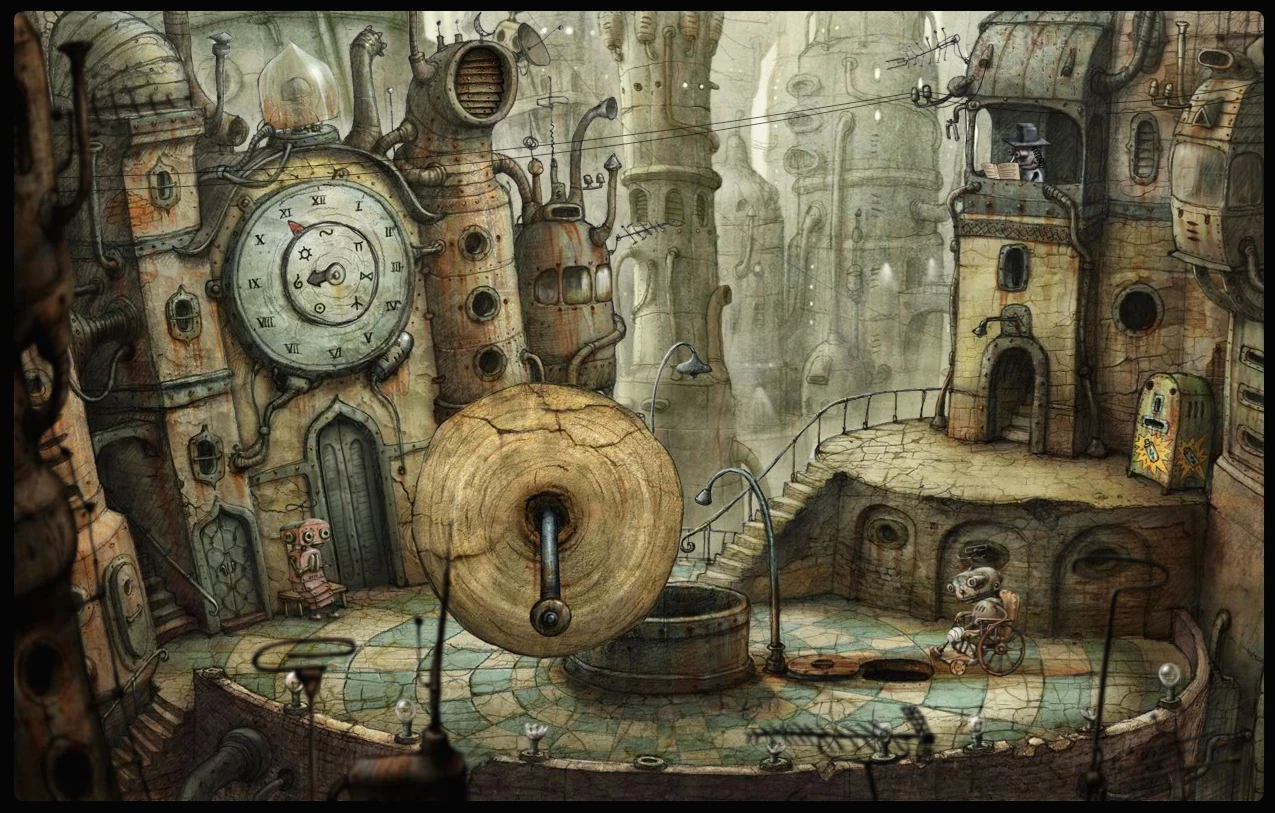 Temple Clock Puzzle | Machinarium Wiki | Fandom