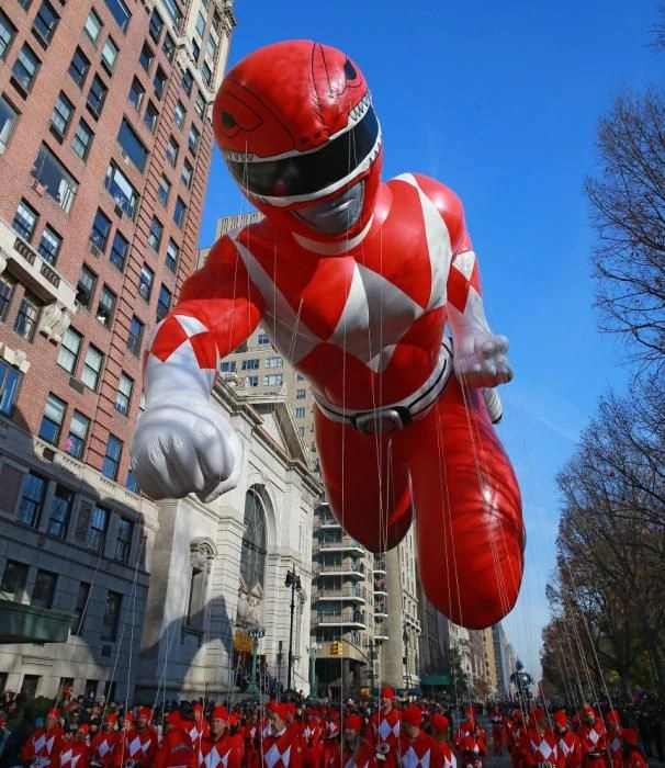 Power Rangers Mighty Morphin Red Ranger | Macy's Thanksgiving Day ...