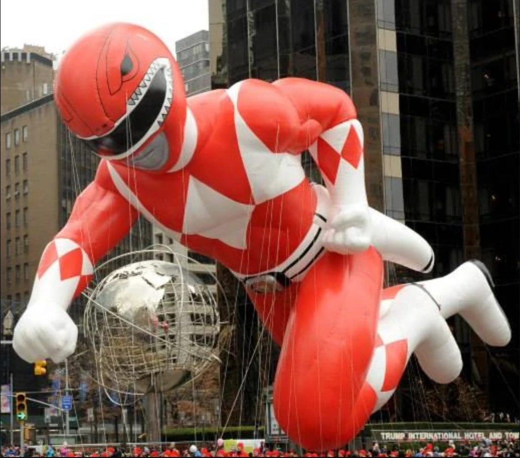 Power Rangers Mighty Morphin Red Ranger | Macy's Thanksgiving Day ...