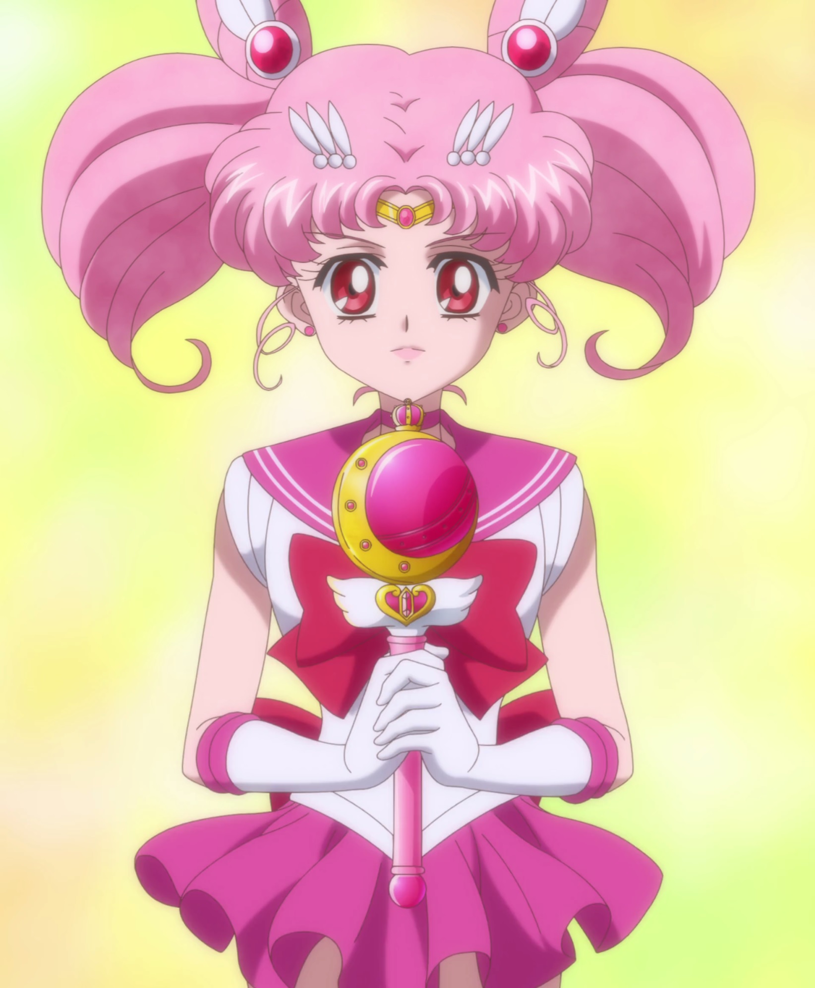 Image Sailor Moon Crystal Sailor Chibi Moon With The Moon Princess