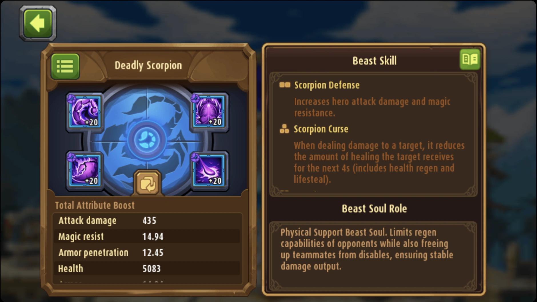Deadly Scorpion Beast Soul | Magic Rush Wiki | Fandom