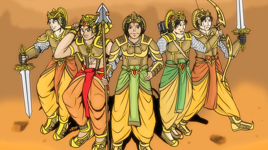 Image - Mahabharata the pandava rangers by vachalenxeon-d56st7r.png ...