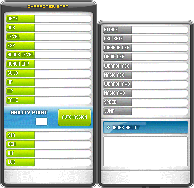 Character Statistics | MapleWiki | FANDOM powered by Wikia