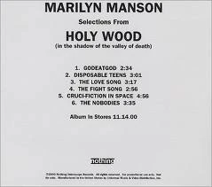 Holy Wood (In the Shadow of the Valley of Death) | Wiki MarilynManson ...