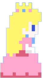 Imagen - Peach 8-bits.png | Mario Fanon Wiki | FANDOM powered by Wikia