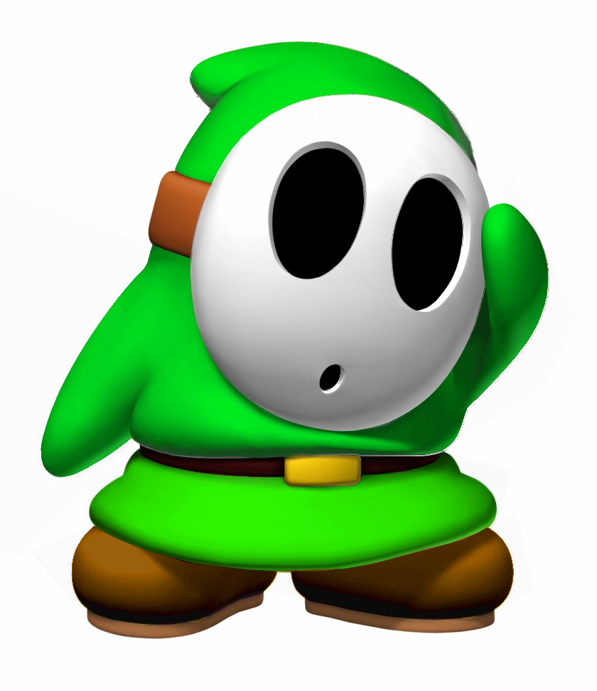 Imagen - GreenShyGuy.png | Mario Fanon Wiki | FANDOM powered by Wikia