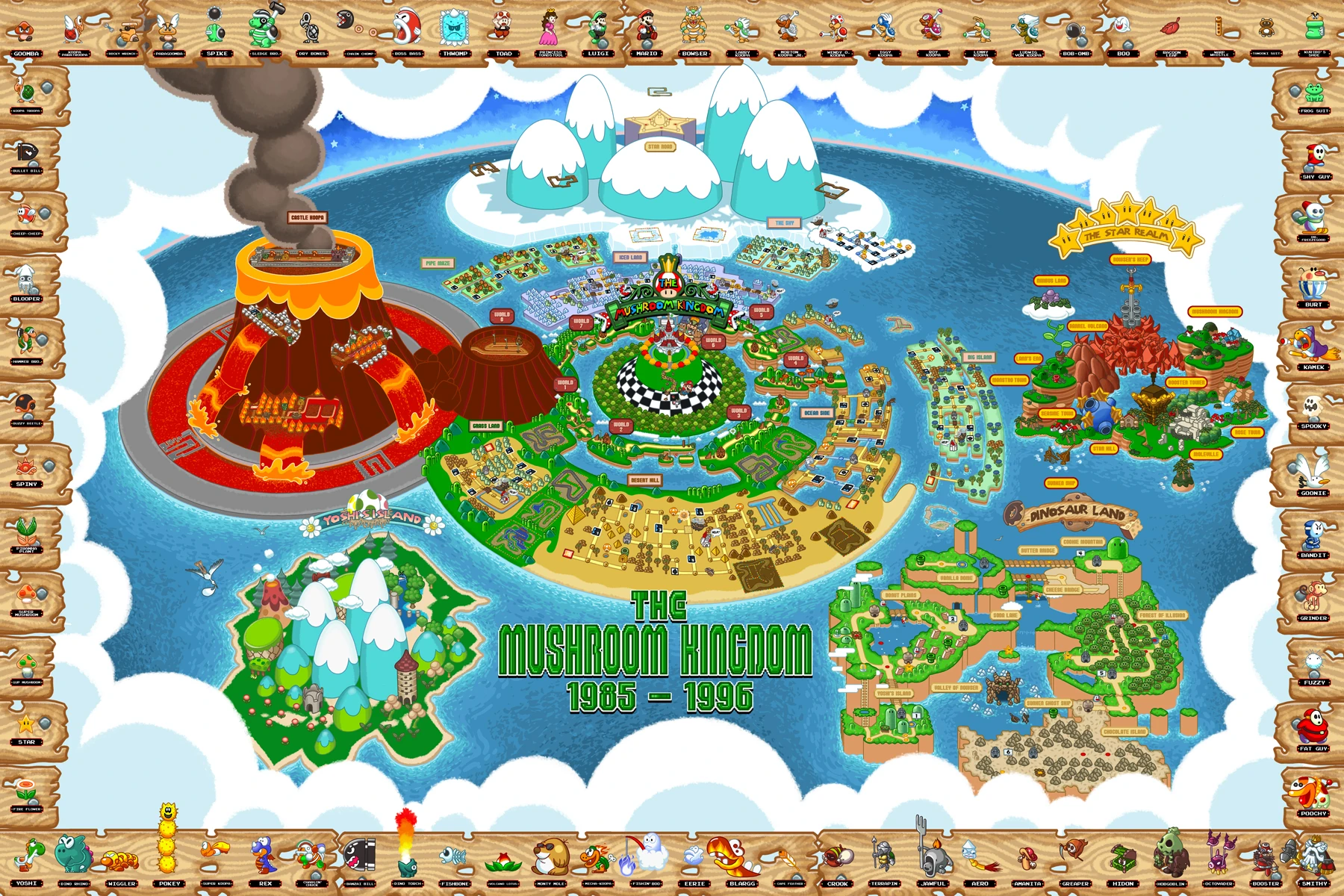 Journey Through The Mushroom Kingdom With Nintendo's Iconic Super Mario ...