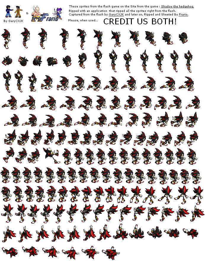 Imagen - Sprites Shadow para MFW.png | Mario Fanon Wiki | FANDOM ...
