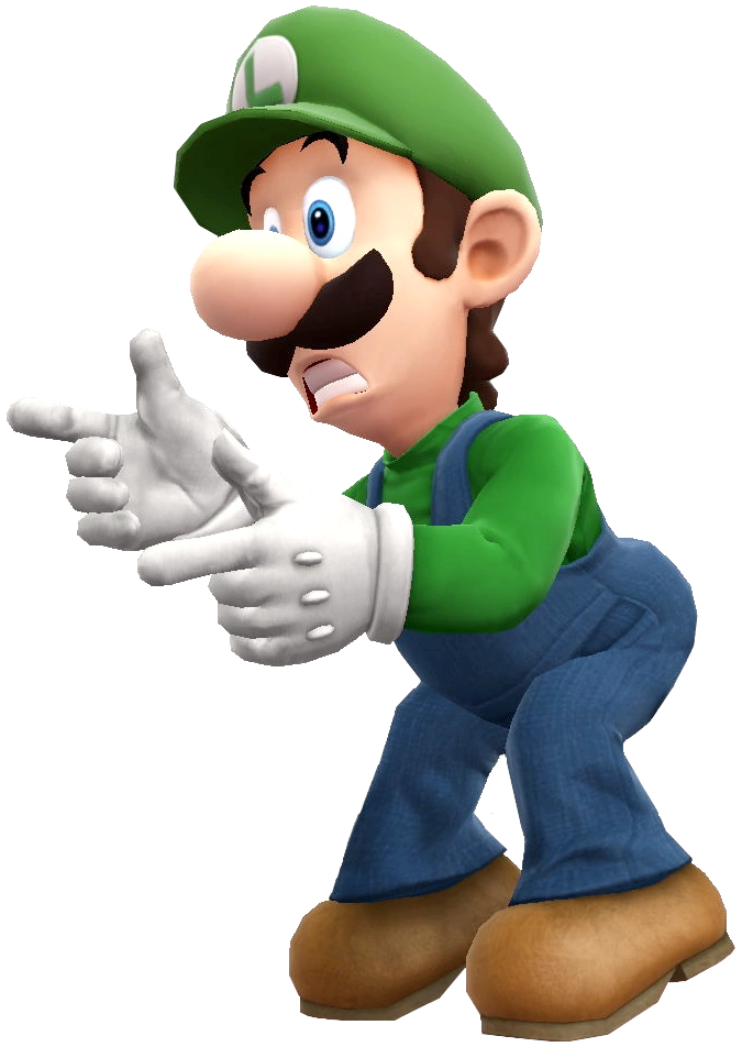 Imagen - Luigi Asustado.png | Mario Fanon Wiki | FANDOM powered by Wikia