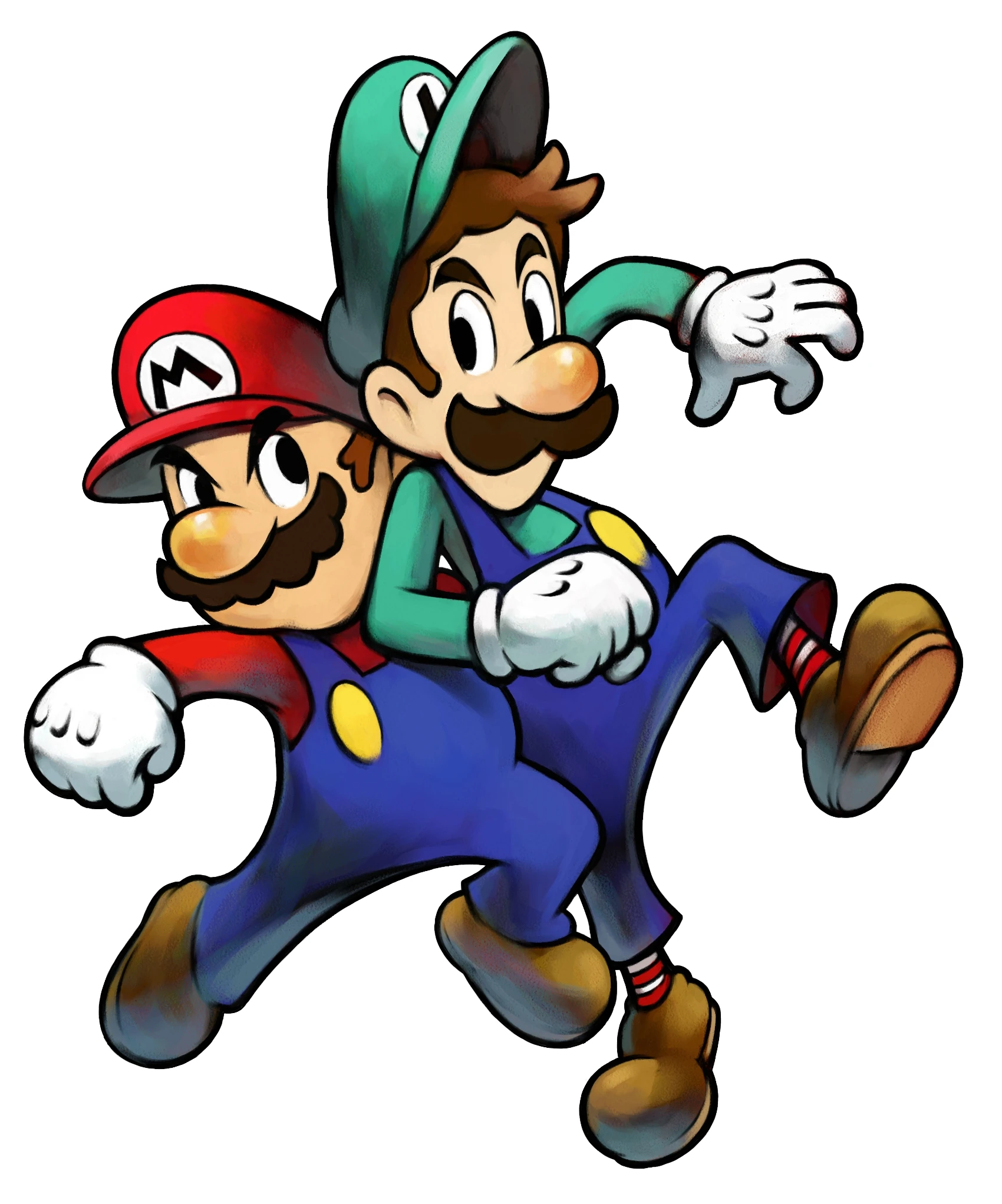Bild - M&L Artwork Mario & Luigi.jpg | MarioWiki | FANDOM powered by Wikia