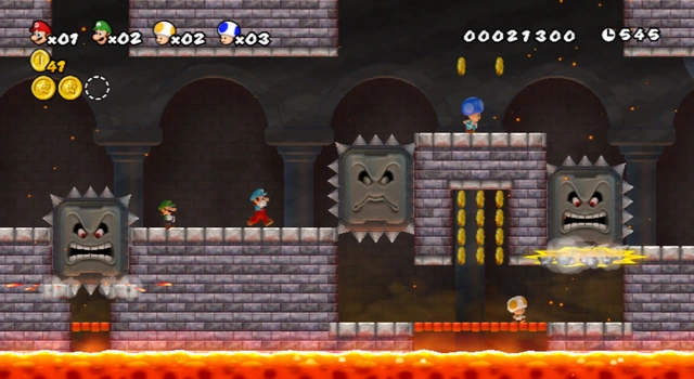 Mundo 1-Castillo (New Super Mario Bros. Wii) | Super Mario Wiki ...