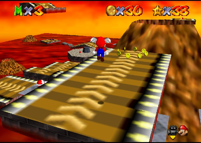 Inside the Volcano | Super Mario 64 Hacks Wiki | Fandom