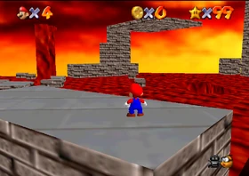 Boiling Lava Sea | Super Mario 64 Hacks Wiki | Fandom