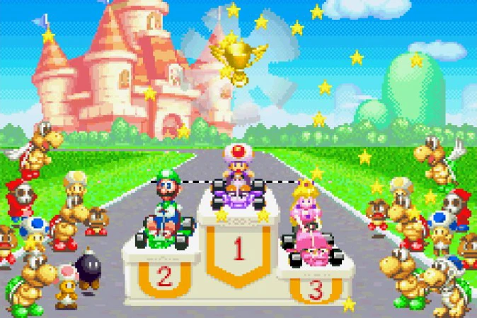 Image - Mario Kart Super Circuit Award Ceremony.jpg | Mario Kart Racing ...