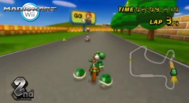 Triple Green Shells | Mario Kart Wii Wiki | Fandom