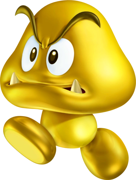 Gold Goomba | Mario Wiki | FANDOM powered by Wikia
