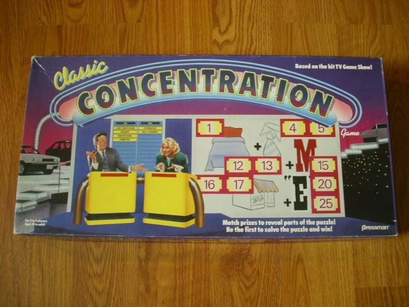 Classic Concentration/Merchandise | Mark Goodson Wiki | Fandom