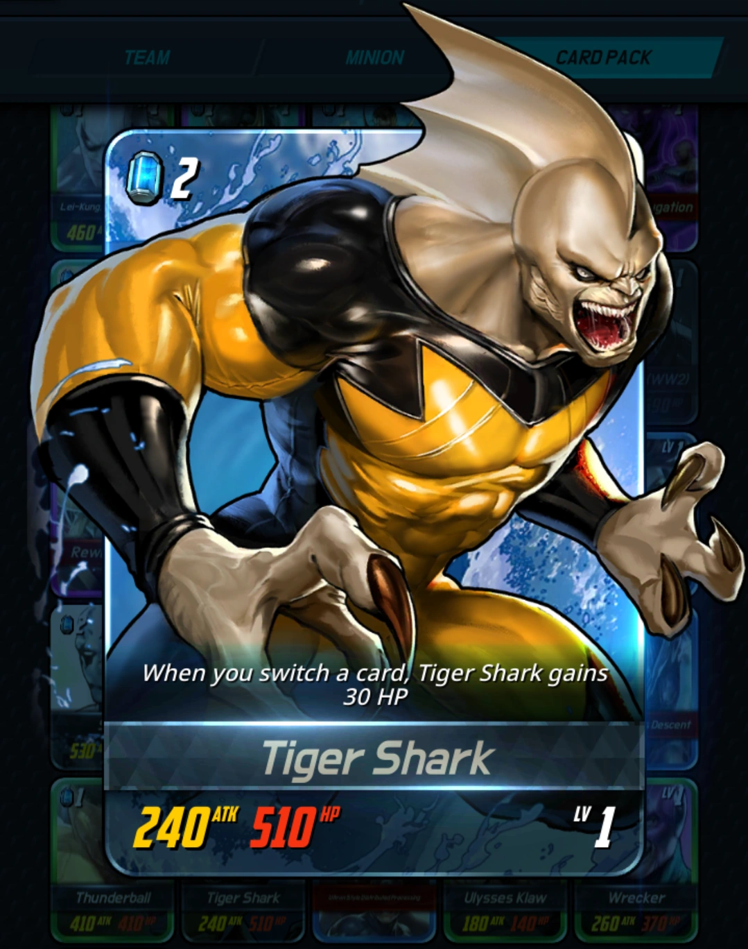 Tiger Shark | Marvel Battle Lines Wiki | Fandom