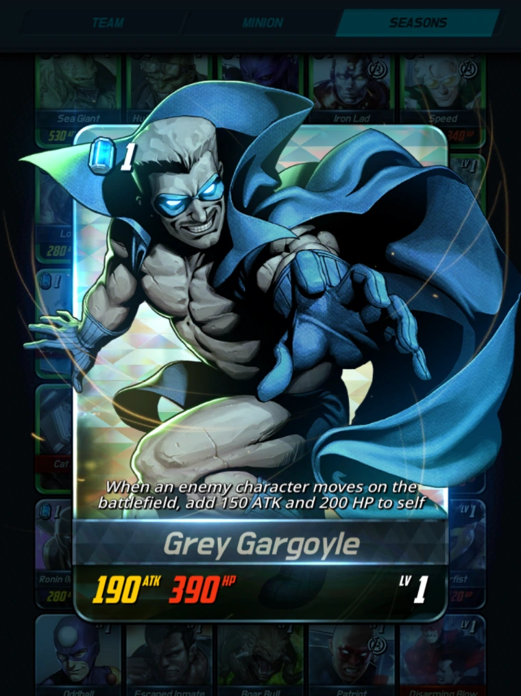 Grey Gargoyle | Marvel Battle Lines Wiki | Fandom