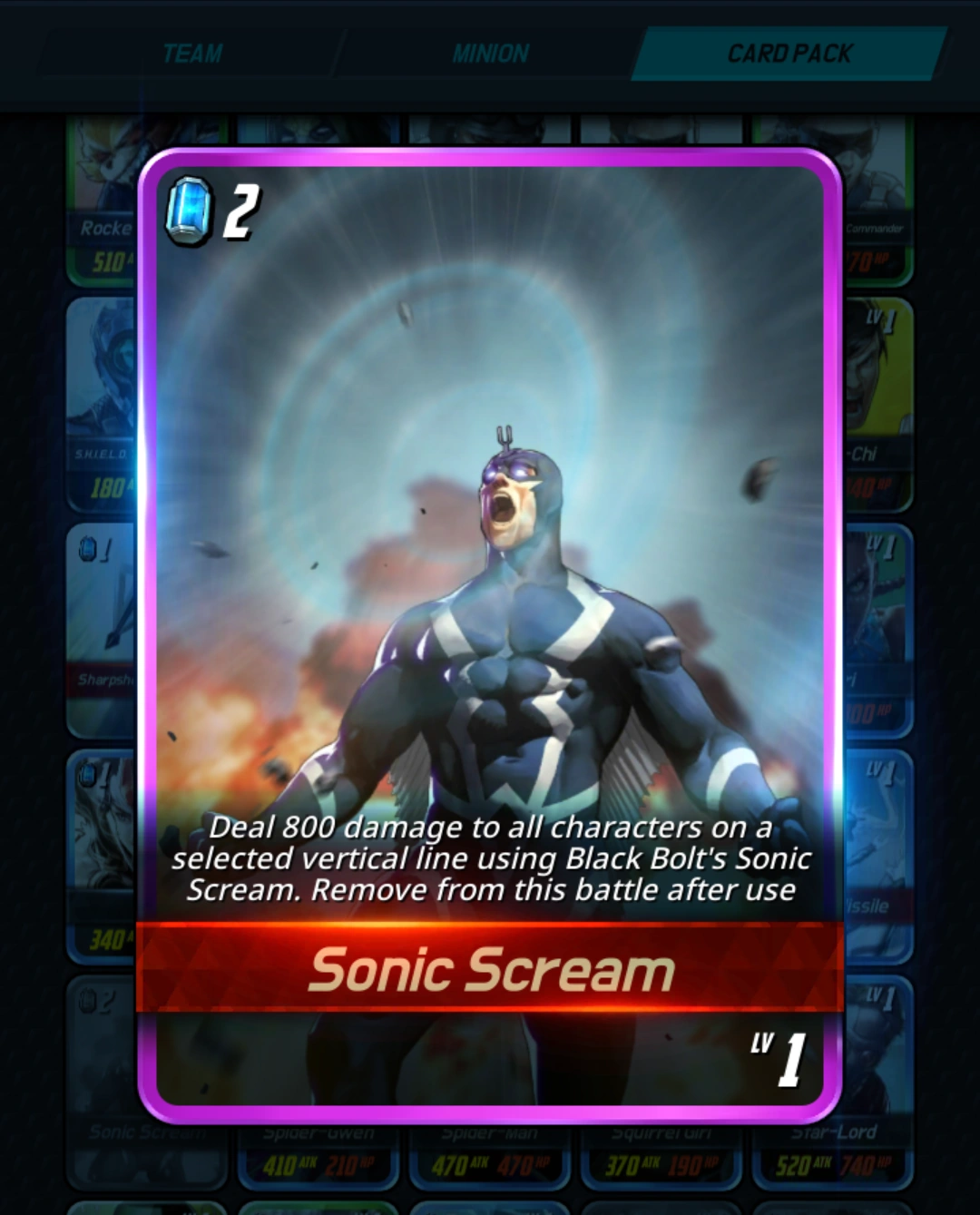 Sonic Scream | Marvel Battle Lines Wiki | Fandom