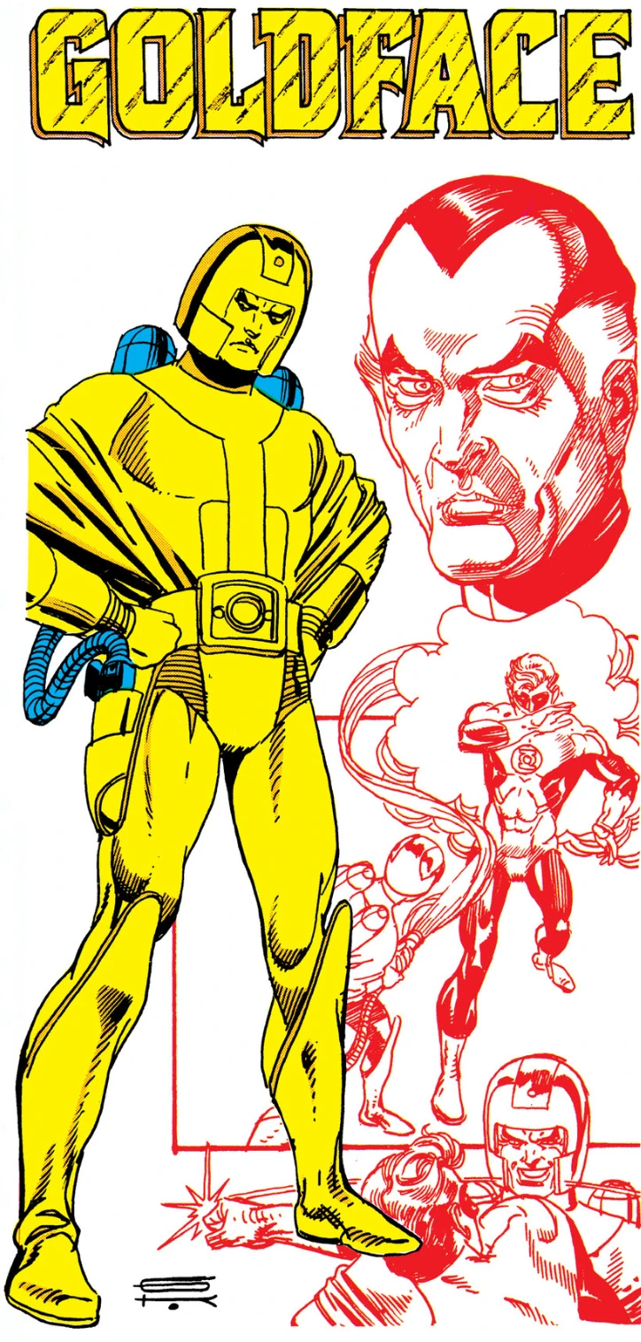 Image - Goldface 001.jpg | DC Database | FANDOM powered by Wikia
