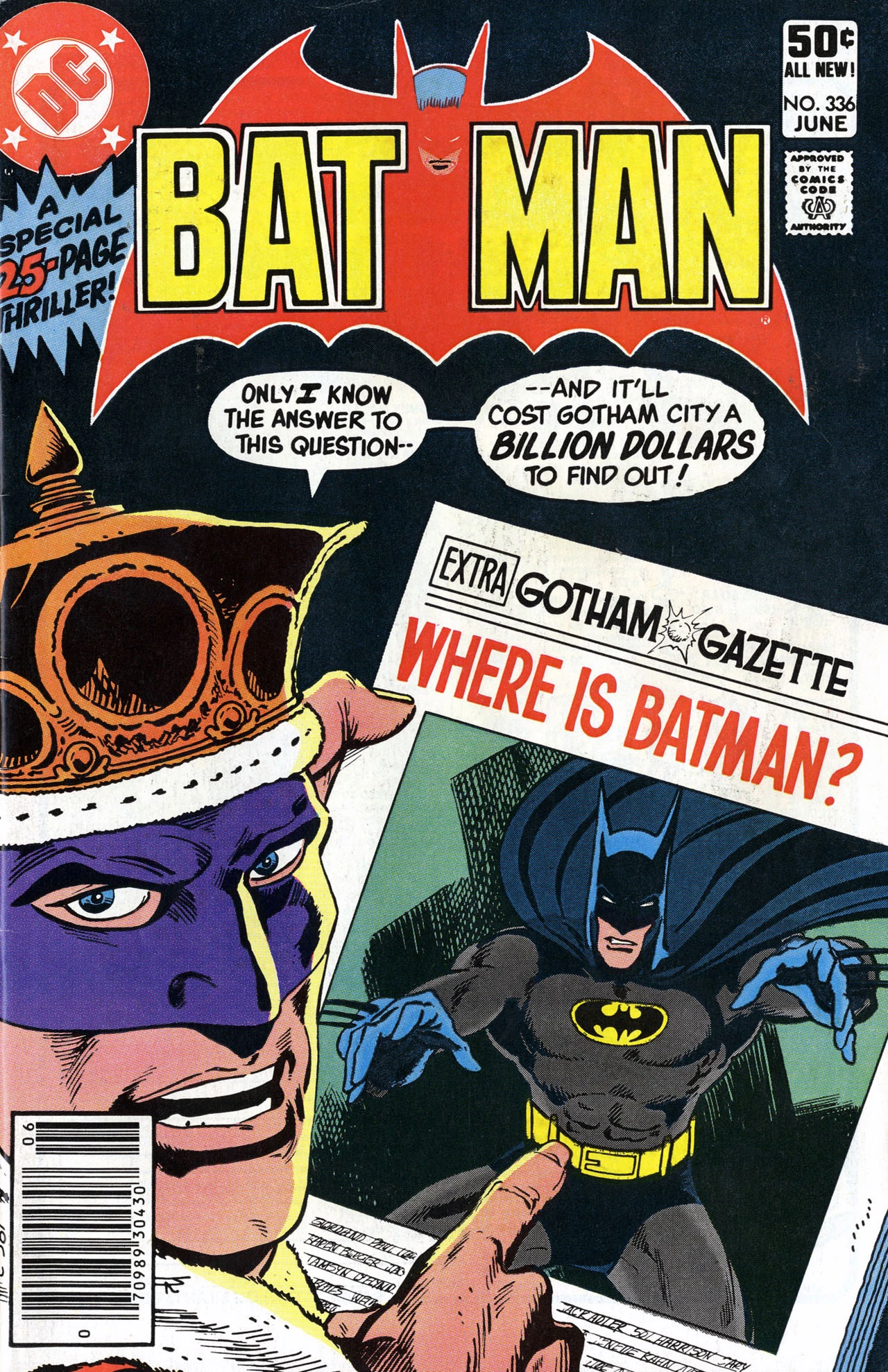 Batman Vol 1 336 | DC Database | FANDOM powered by Wikia