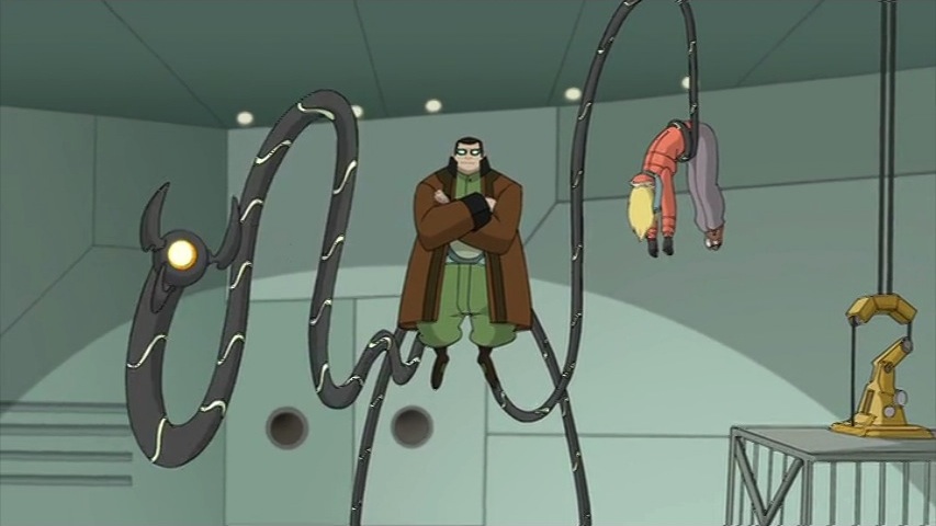 Image Doc Ock Holds Gwen Ssm Marvel Animated Universe Wiki Fandom Powered By Wikia