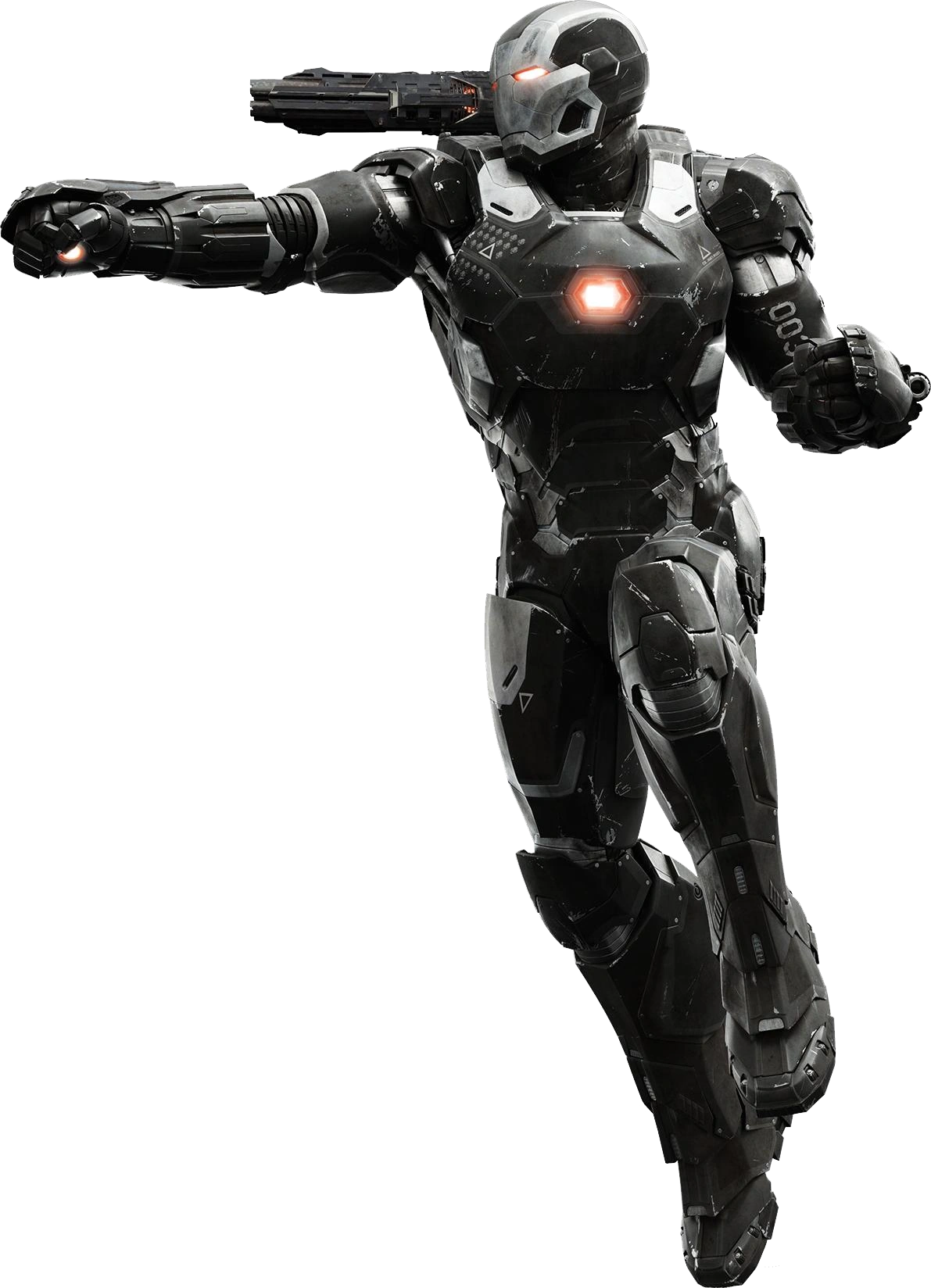 War Machine | MCU (Mark 3, Civil War) Minecraft Skin