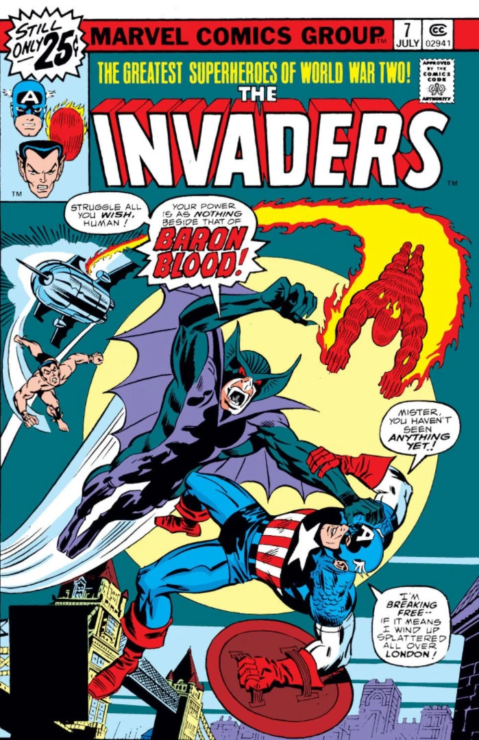 Invaders Vol 1 7 | Marvel Database | FANDOM powered by Wikia