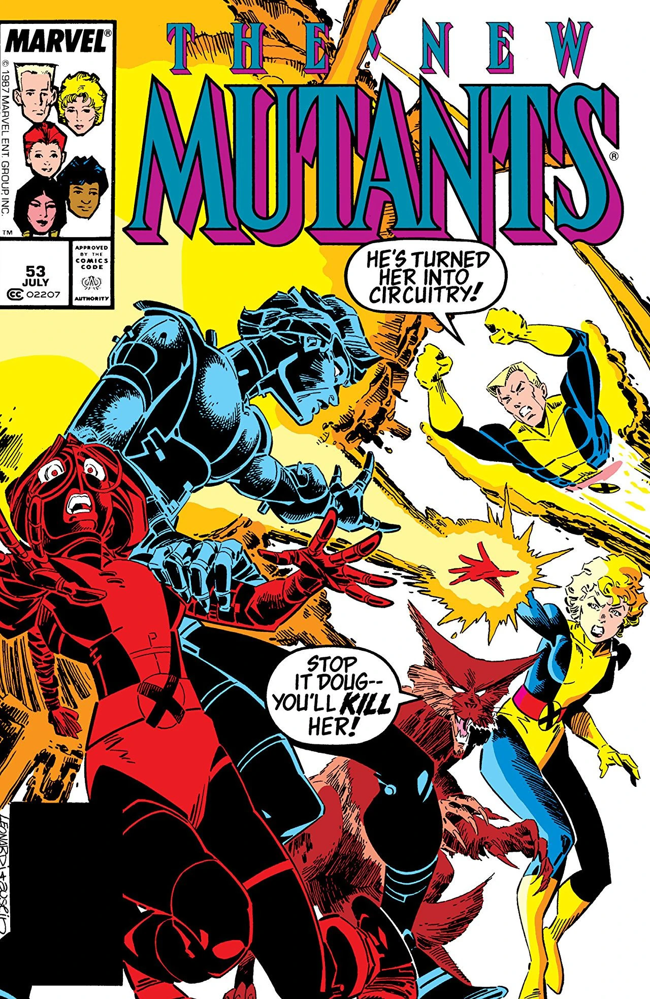 New Mutants Vol 1 53 | Marvel Database | Fandom