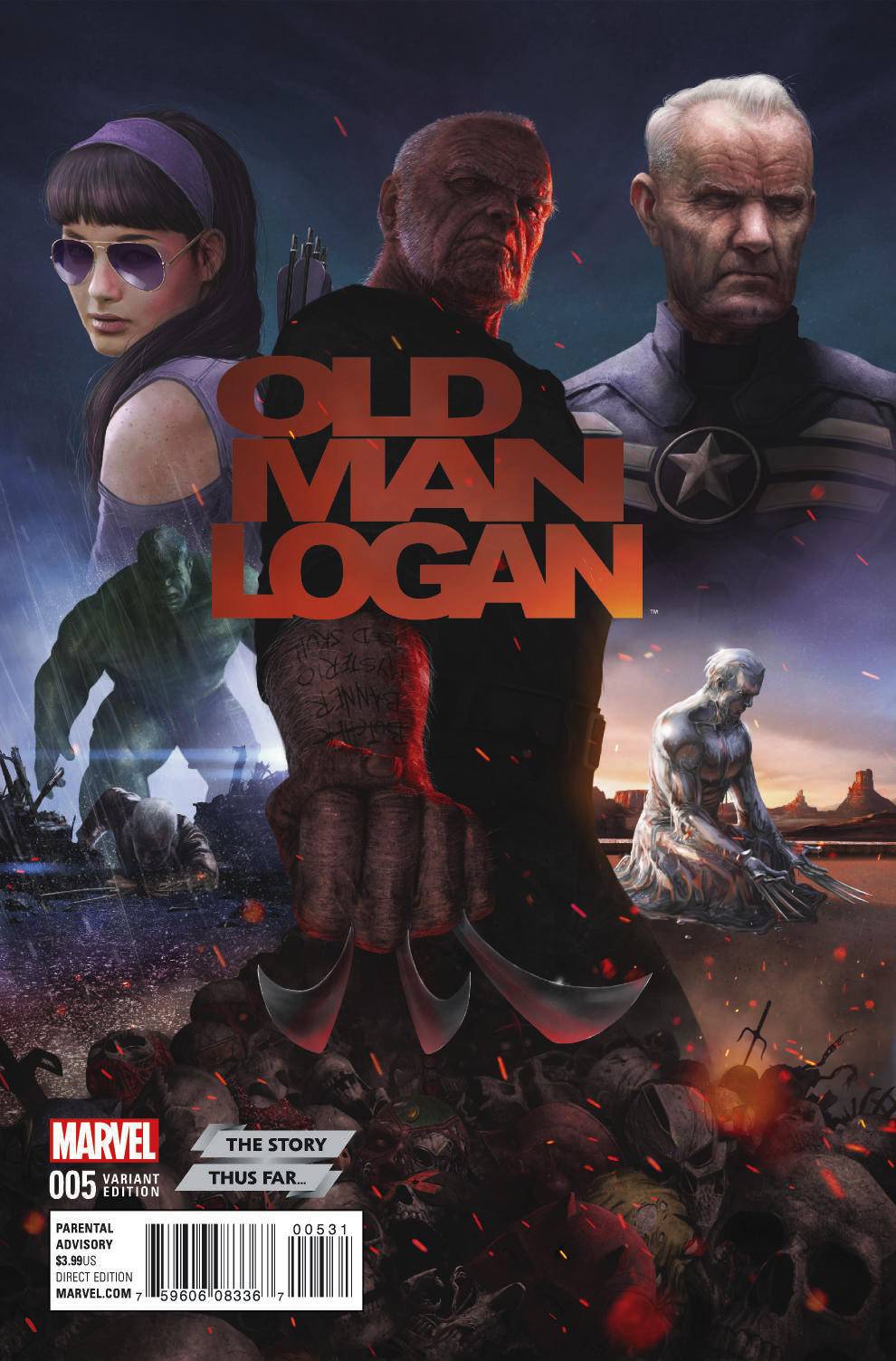 Image Old Man Logan Vol 2 5 Story Thus Far Variant Marvel