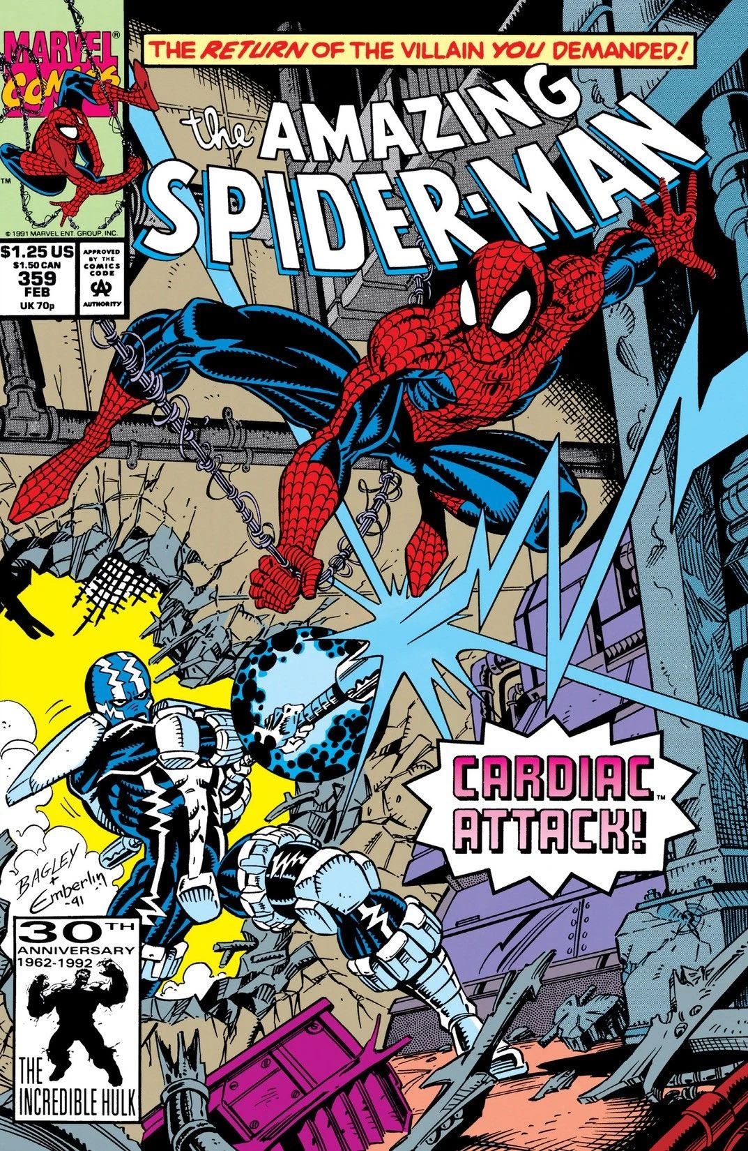 Amazing Spider-Man Vol 1 359 | Marvel Database | Fandom