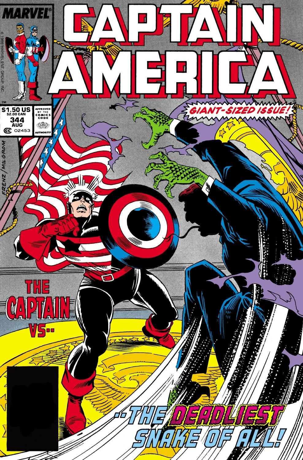 Captain America Vol 1 344 | Marvel Database | Fandom