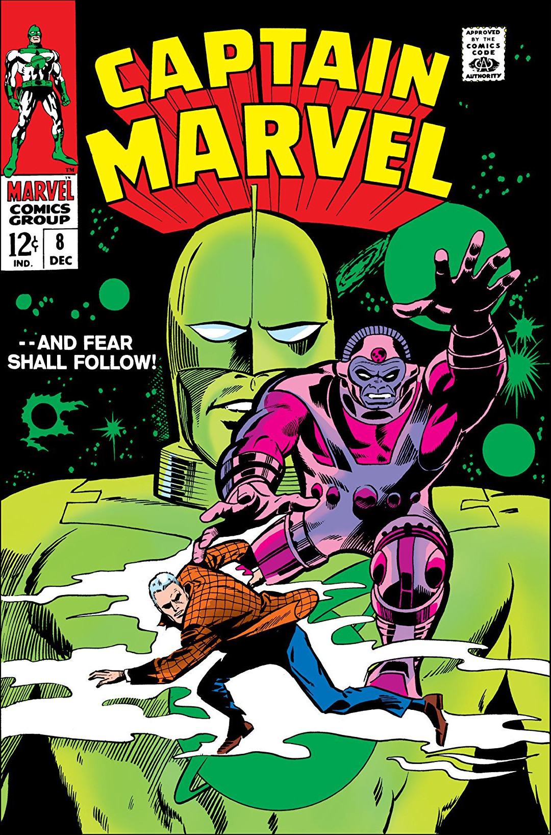 Captain Marvel Vol 1 8 Marvel Database Fandom Powered By Wikia