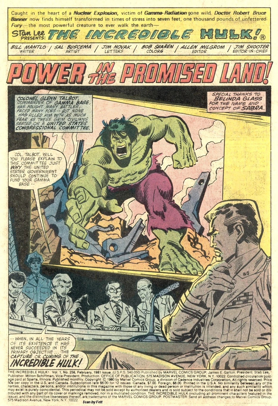 Incredible Hulk Vol 1 256 | Marvel Database | FANDOM powered by Wikia