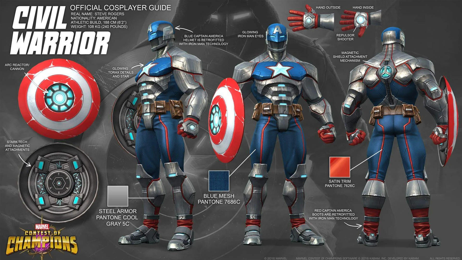 Civil Warrior Armor/Gallery | Marvel Database | Fandom
