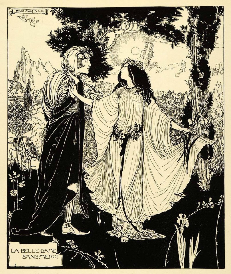 John Keats, "La Belle Dame Sans Merci" (1820) | Mary Shelley Wiki ...