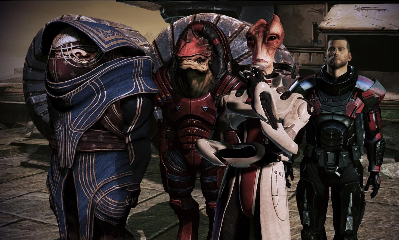 Image - Wrex Shepard Tuchanka.jpg | Mass Effect Wiki | FANDOM powered ...