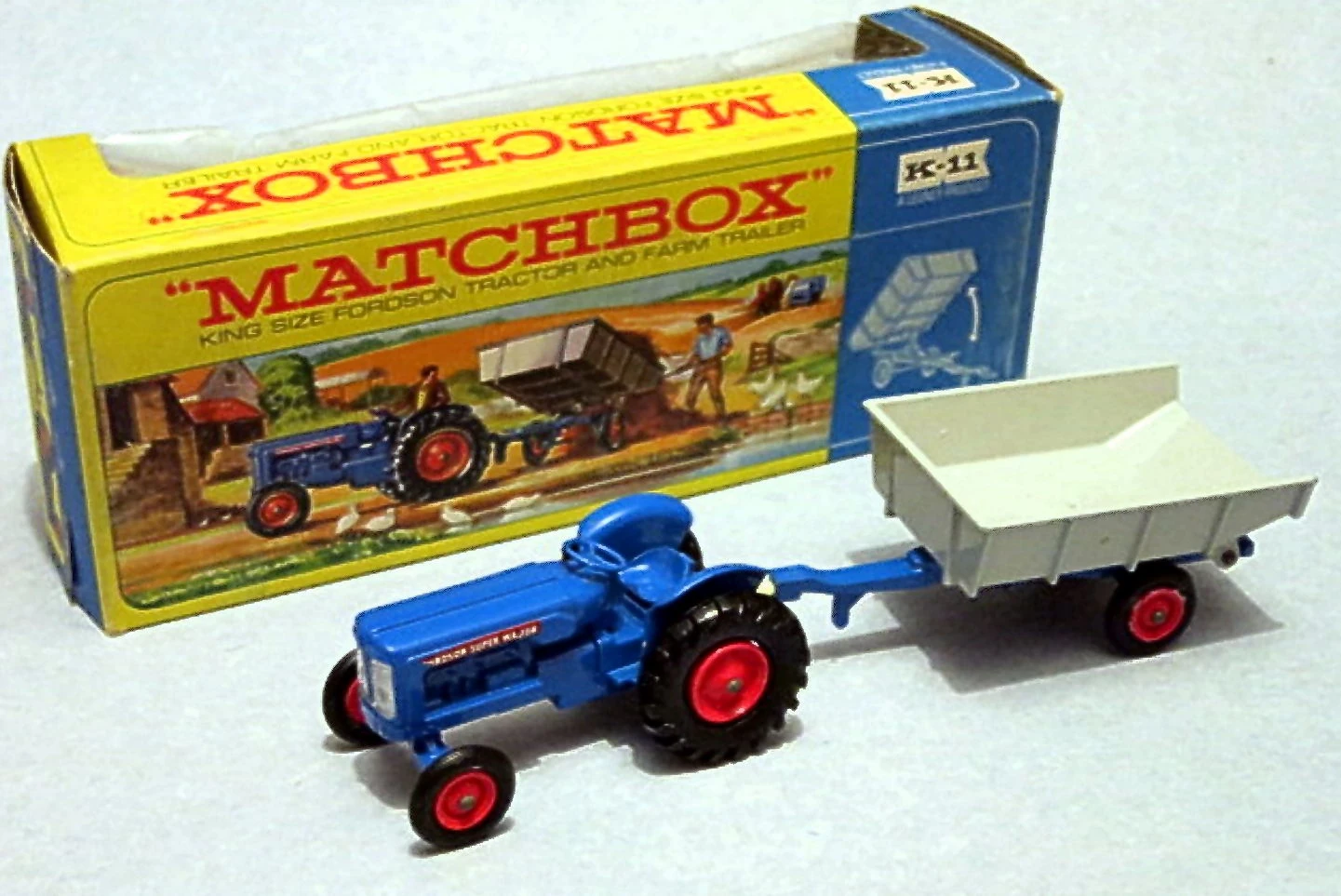 Fordson Tractor & Whitlock Trailer (K-11) | Matchbox Cars Wiki | Fandom