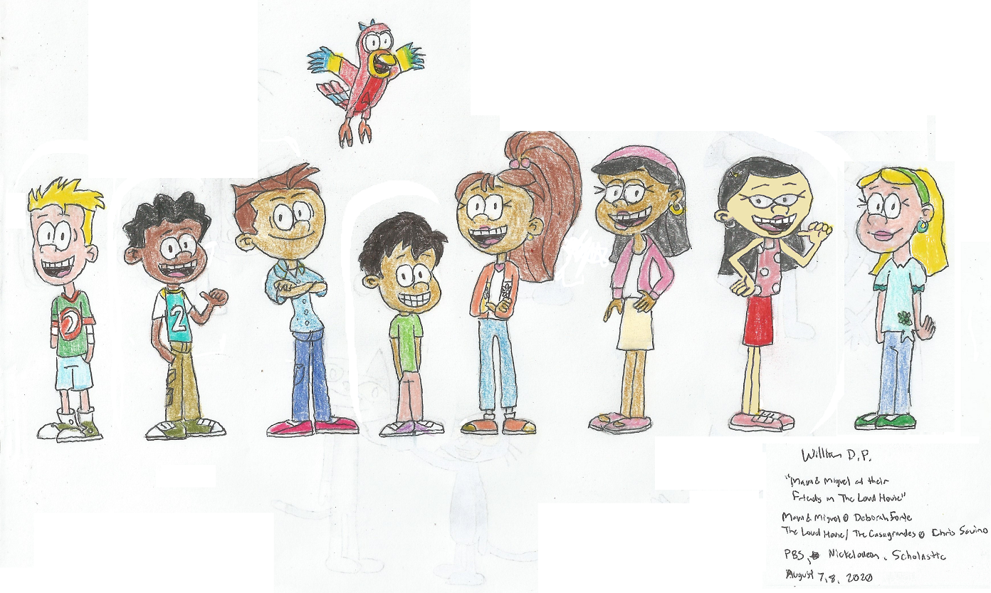 Maya & Miguel Characters Formed As The Loud House | Maya and Miguel ... Maya & Miguel Characters Formed As The Loud House | Maya and Miguel ...