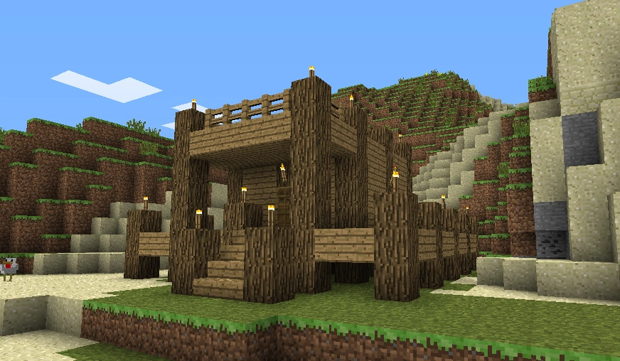 Wooden platform | Minecraft Constuctions Wiki | FANDOM powered by Wikia