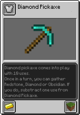 Diamond pick | Minecraft TCG Wiki | FANDOM powered by Wikia