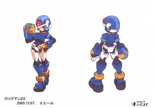 Aile/Ashe from ZX/Advent Design sheets : r/Megaman