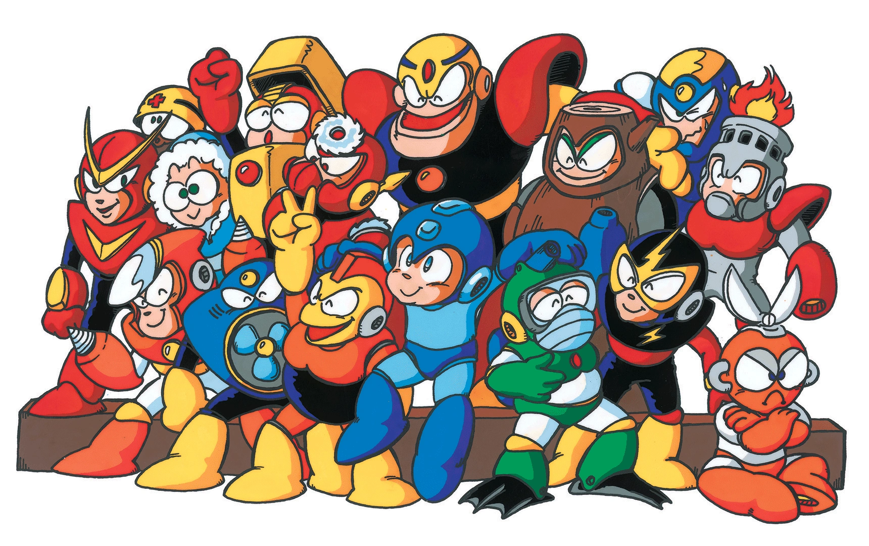 Found this wholesome pic of the gang : r/Megaman