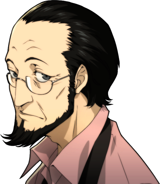 Image - P5 Sojiro Sakura's portrait.png | Megami Tensei Wiki | FANDOM ...