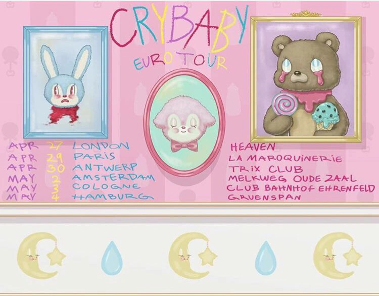 Cry Baby Euro Tour | Melanie Martinez Wiki | Fandom